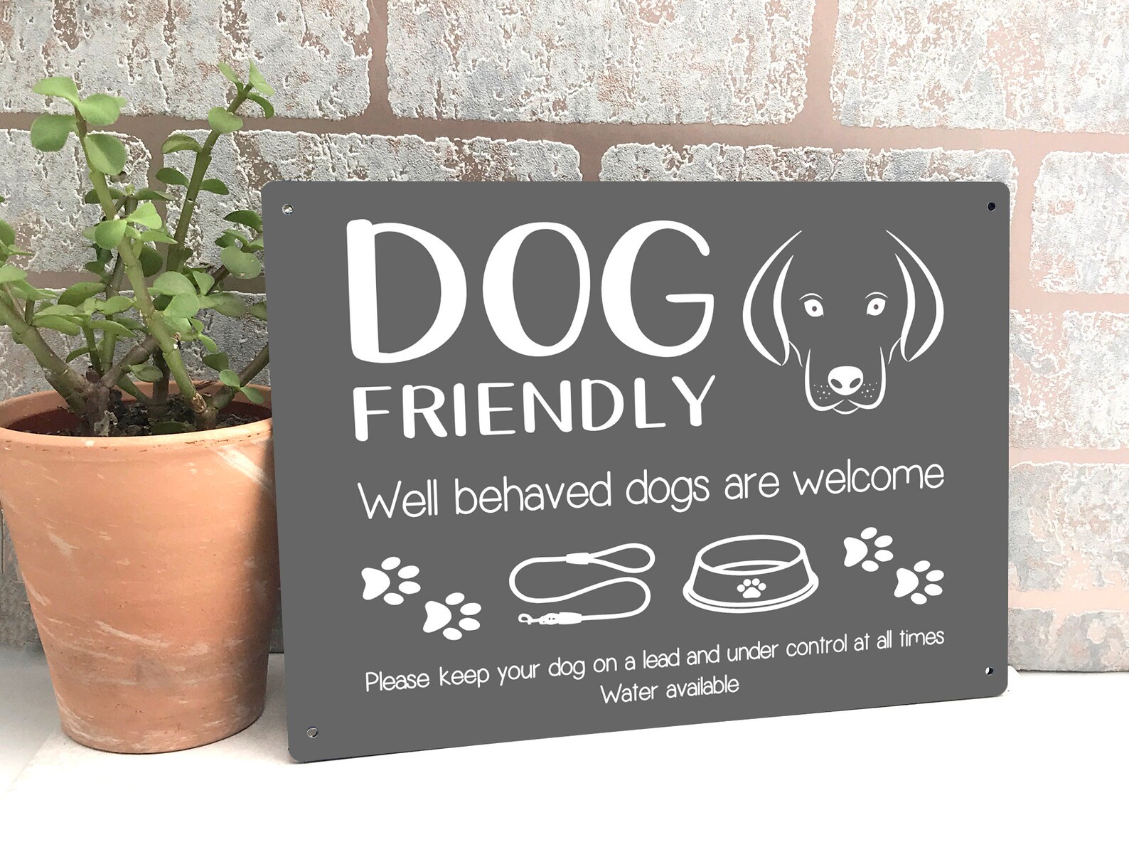 Dog Friendly Business Sign - Etsy