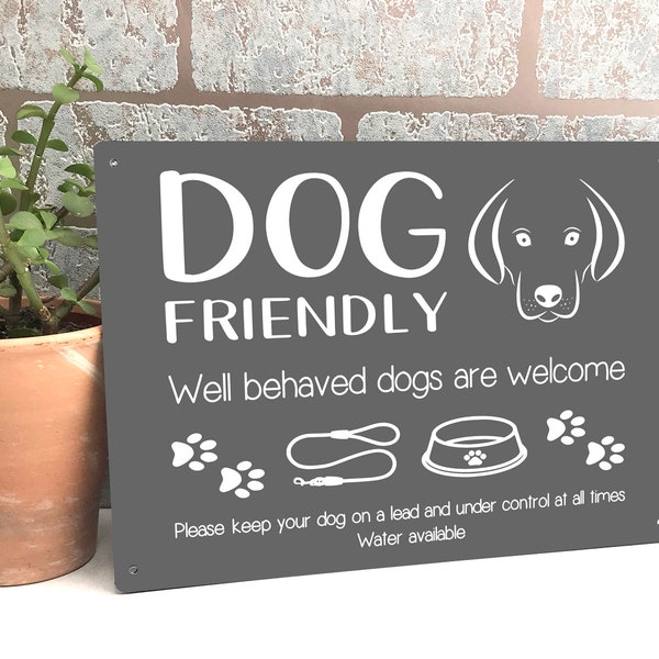 Dog Welcome Sign - Etsy UK