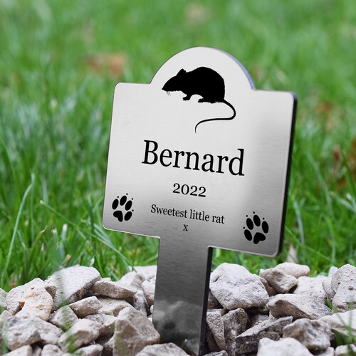 Personalised Engraved Slate Hamster Pet Memorial Grave Marker - Etsy