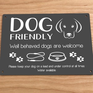 Dog Friendly Business Sign - Etsy UK