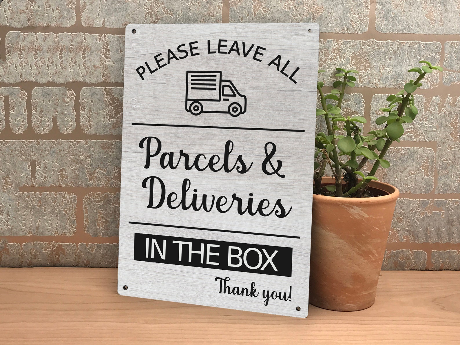 Parcel & Delivery Box Sign - Etsy