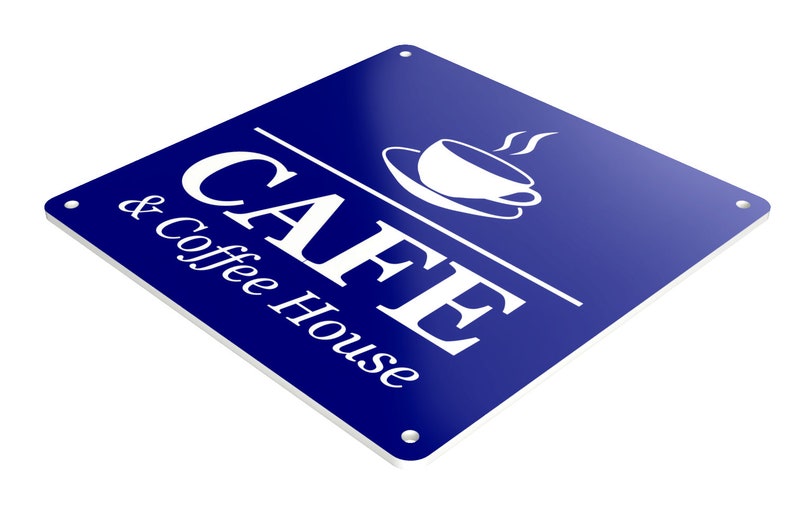 Cafe and Coffee House Sign in A Choice of Colours - Etsy UK