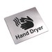 Hand Dryer Sign Adhesive Sticker - Etsy