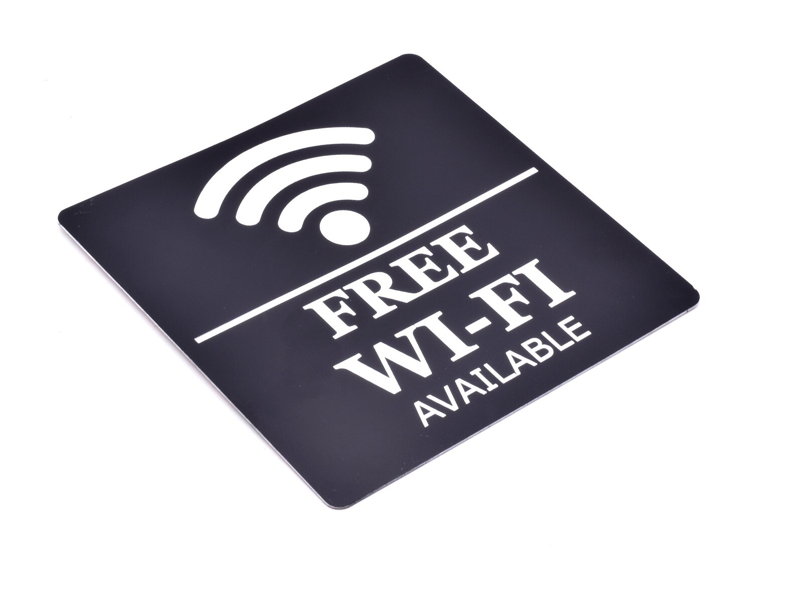 Free Wi-fi Available Adhesive Sign Notice Plaque - Etsy