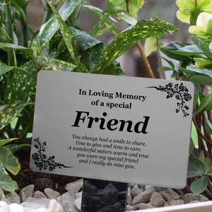 Special Friend Engraved Memorial - Etsy