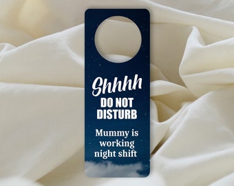 Night Shift Do Not Disturb Sign - Etsy UK