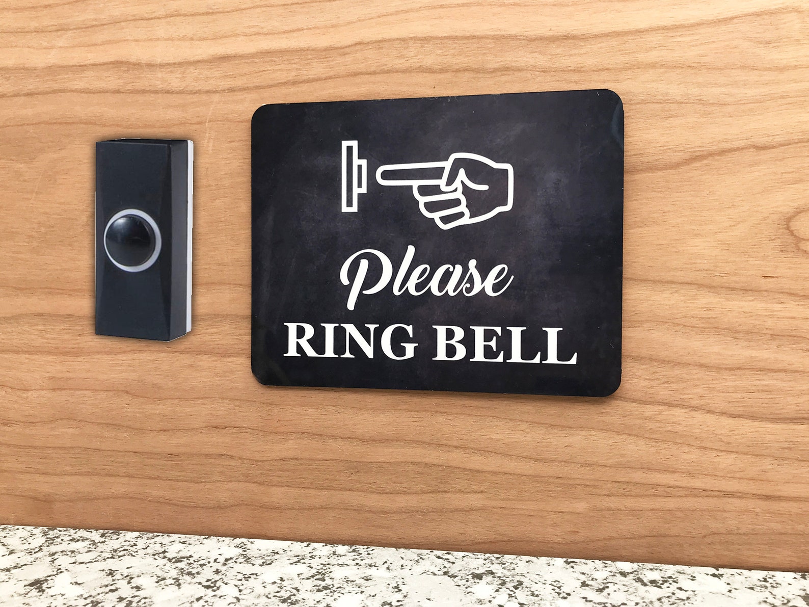 Please Ring Bell Sign Adhesive Sticker Notice - Etsy