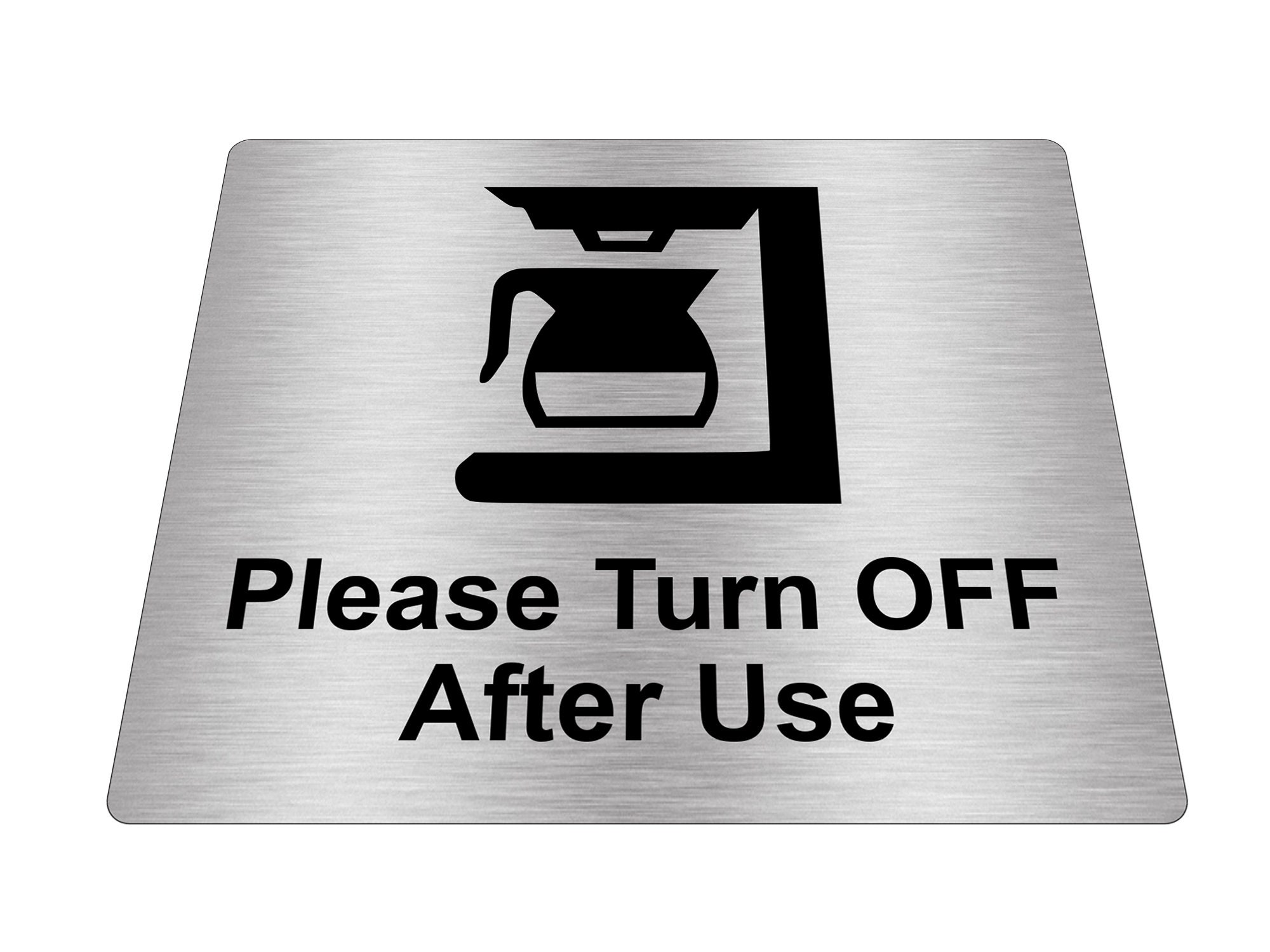 Coffee Machine Please Turn off After Use Sign - Etsy