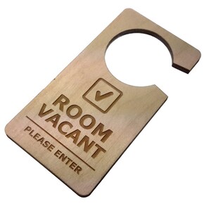 Room in Use Room Vacant Do Not Disturb Stylish Wooden Door | Etsy UK