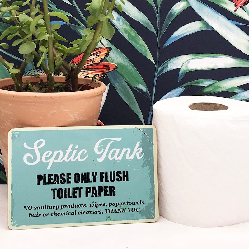 Septic Tank Sign - Etsy