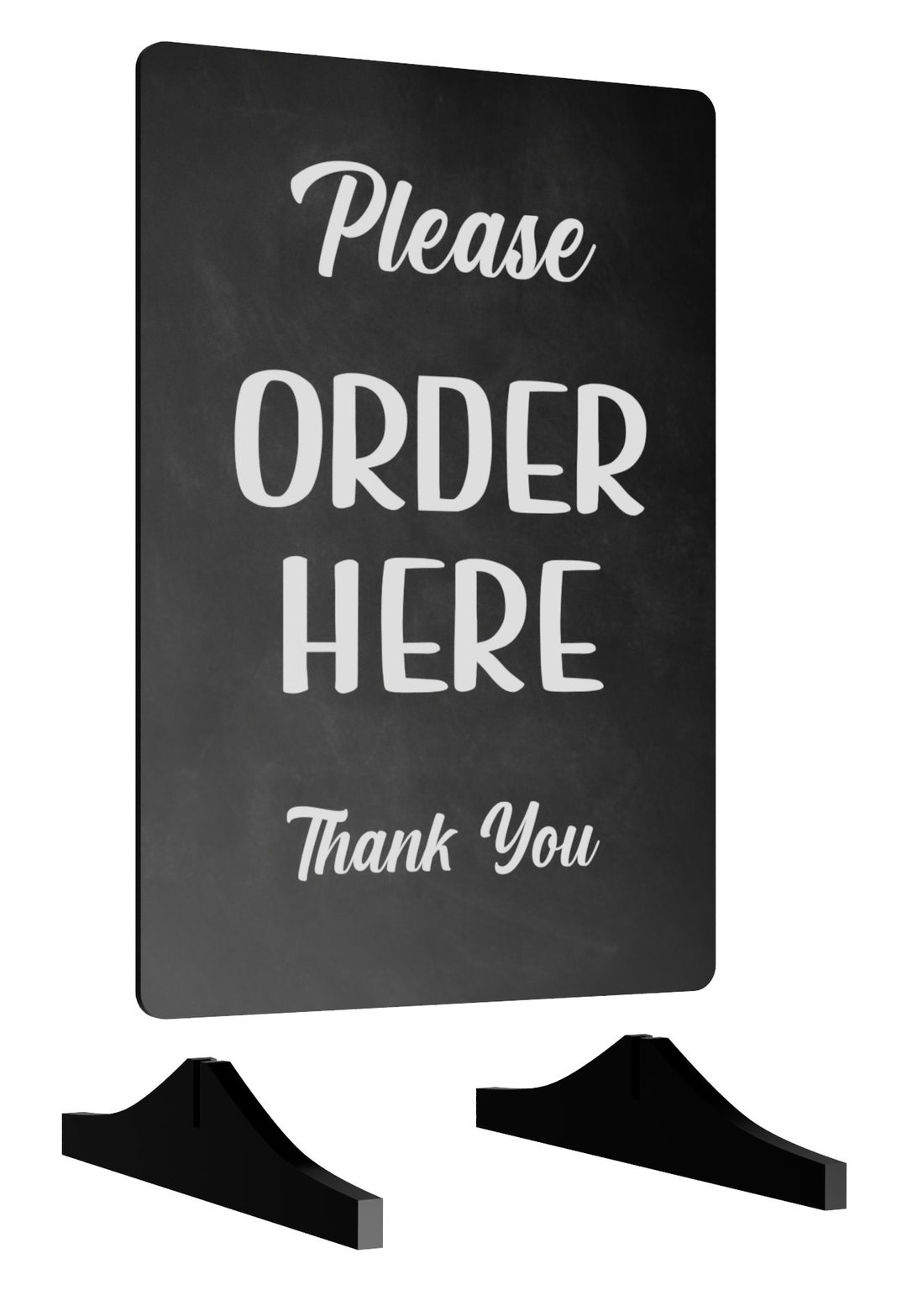 Please Order Here A4 Size Aluminium Composite Sign With Acrylic Feet - Etsy