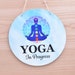 Yoga in Progress Sign - Chakra Symbols, Namaste! - Etsy UK