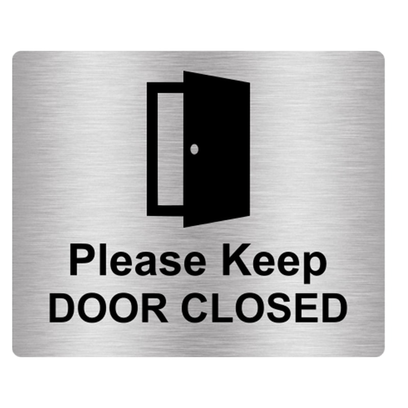 Please Do Not Close the Door Sign - Etsy