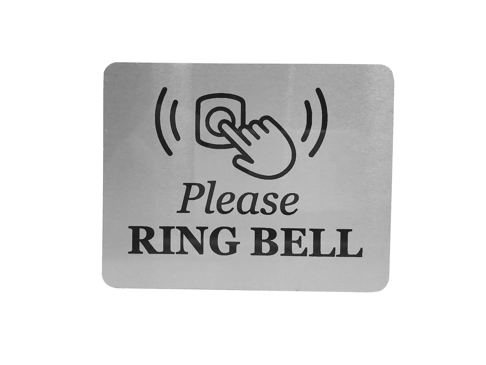 Please Ring Bell Sign Adhesive Sticker Notice - Etsy
