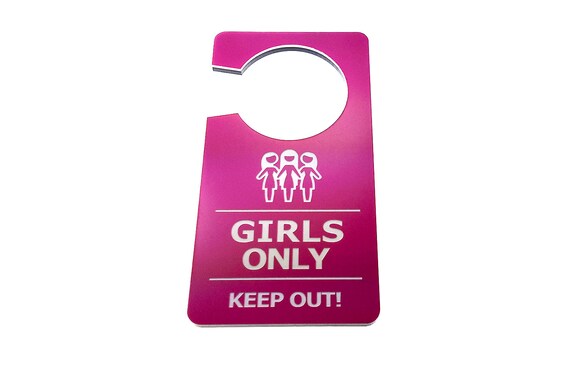 Keep Out Signs Pink