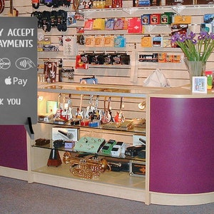 Card Payments Only - Freestanding Sign - Etsy