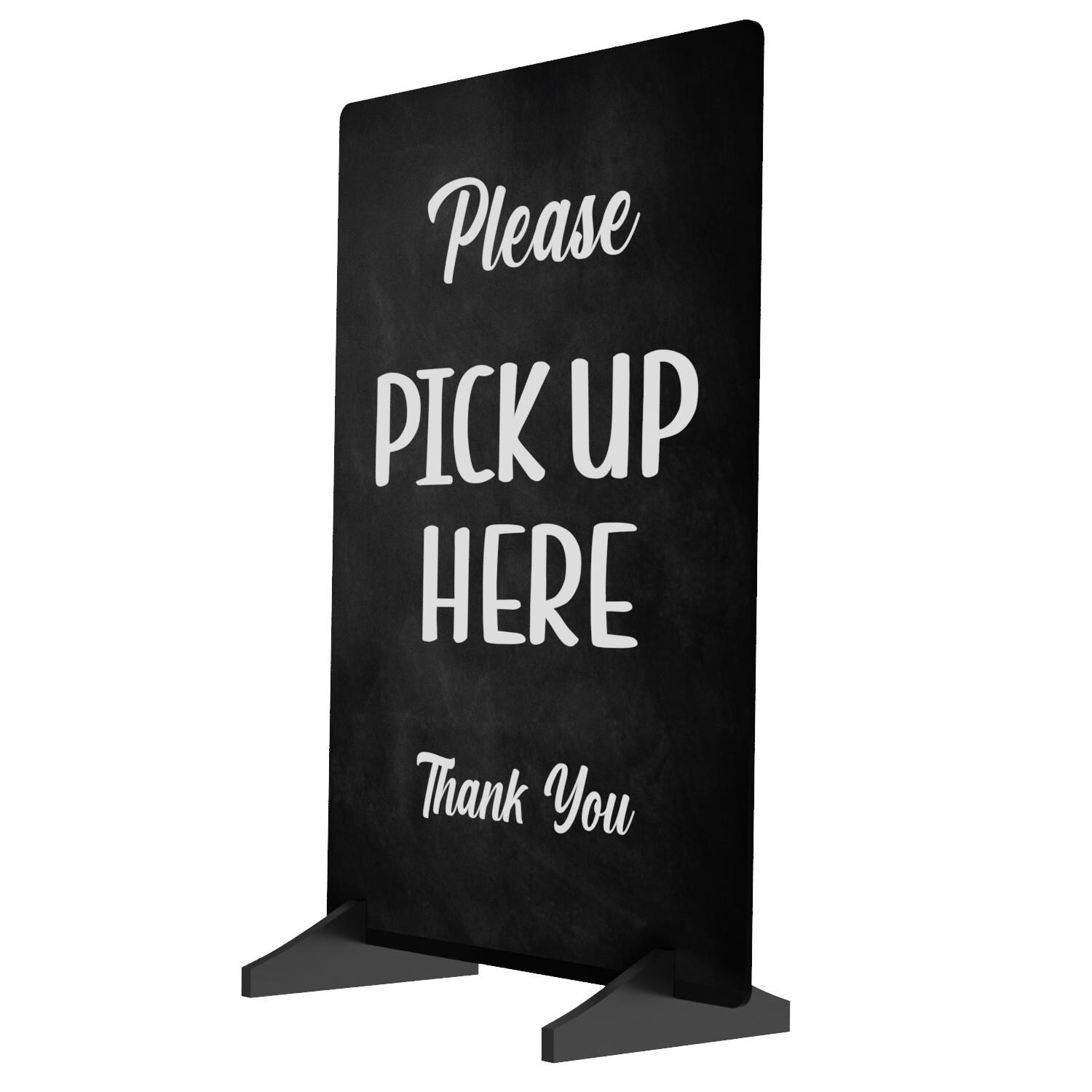 Please Pick up Here Sign - Available as Freestanding or Adhesive - Etsy ...