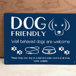 Dog Friendly Business Sign - Etsy UK