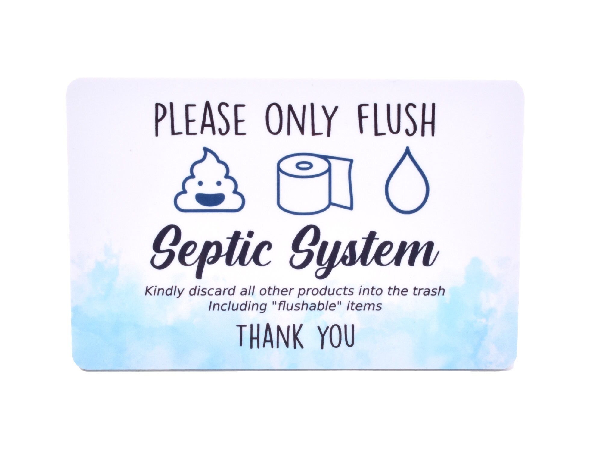 Septic System Toilet Emoji Sign | Etsy
