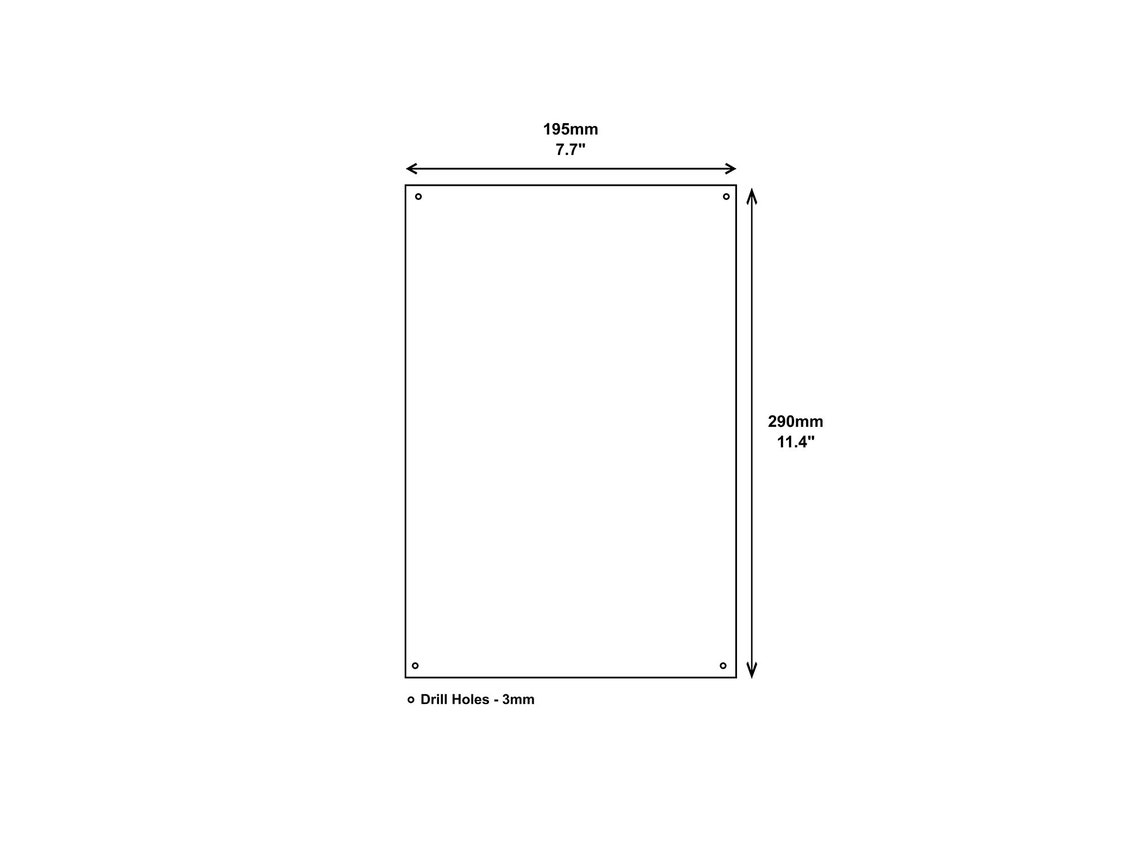 Table Service Only, LARGE Size, Indoor / Outdoor Sign - Black & White ...