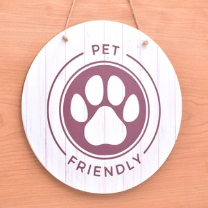 Pet Friendly Sign - Ideal Hanging Sign / Window Display - Etsy
