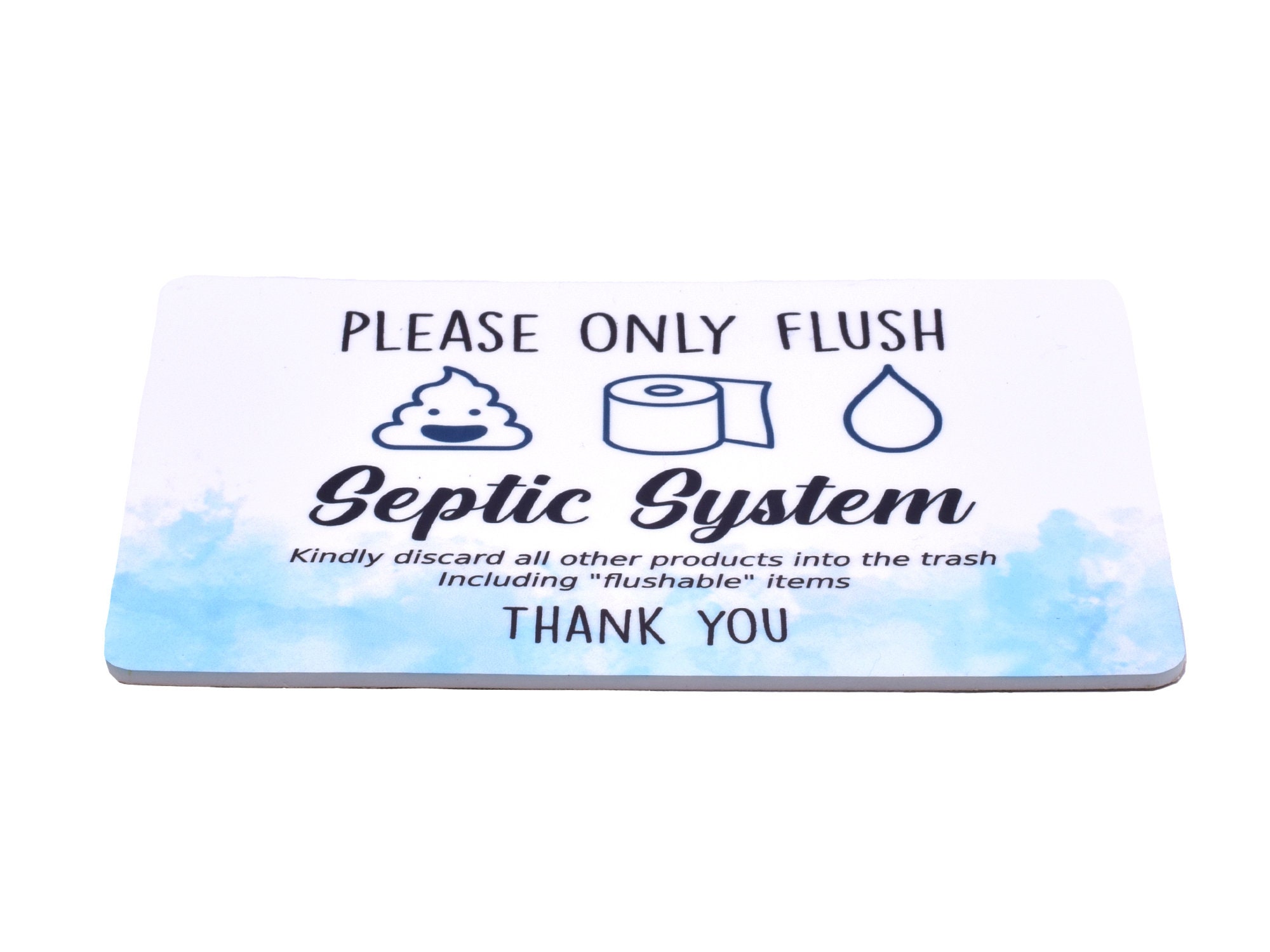 Septic System Toilet Emoji Sign | Etsy