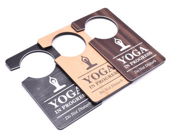 Meditation in Progress Door Sign Please Do Not Disturb. - Etsy