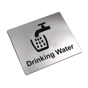 Drinking Water Tap Sign Adhesive Sticker Notice - Etsy UK