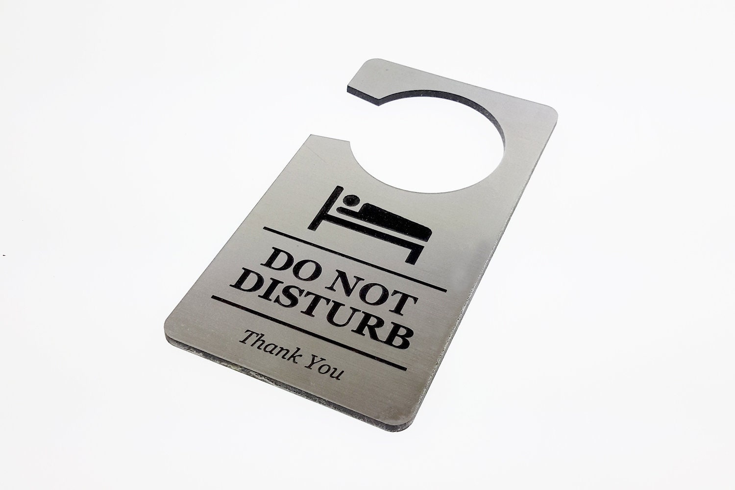 Do Not Disturb Room Door Hanger Sign Generic Silver for - Etsy UK