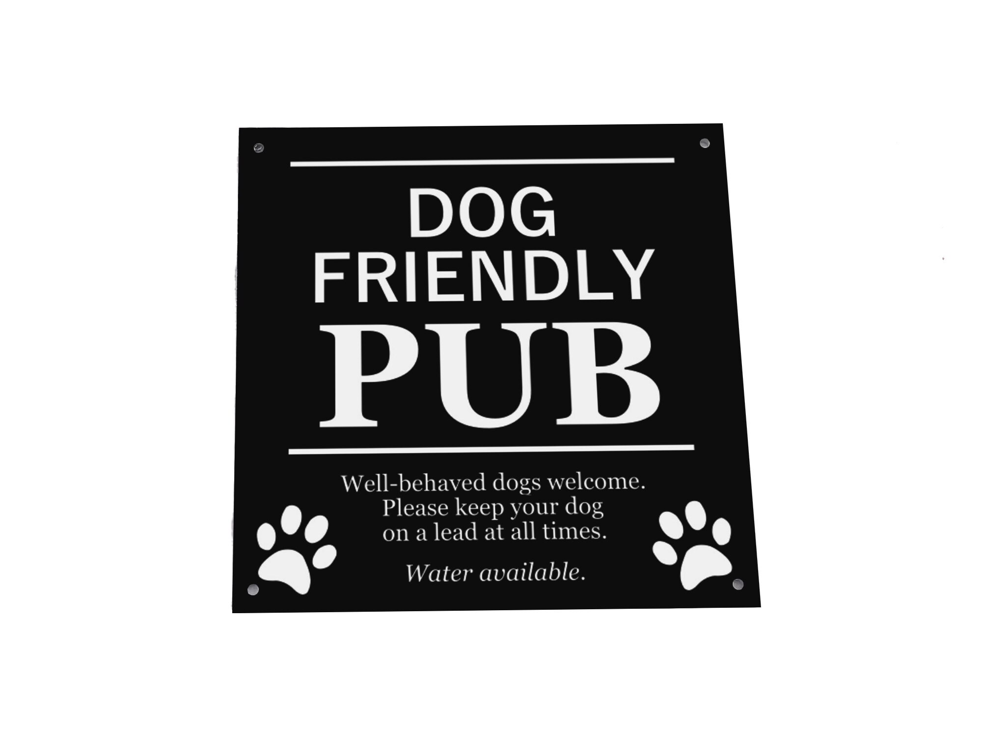 Dog Friendly Pub Engraved Sign - Etsy UK