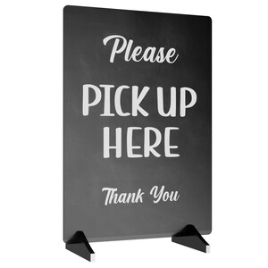 Please Pick up Here Sign - Available as Freestanding or Adhesive - Etsy