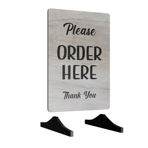 Please Order Here A4 Size Aluminium Composite Sign With Acrylic Feet - Etsy