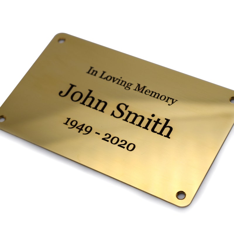 Custom Brass Plaques - Etsy