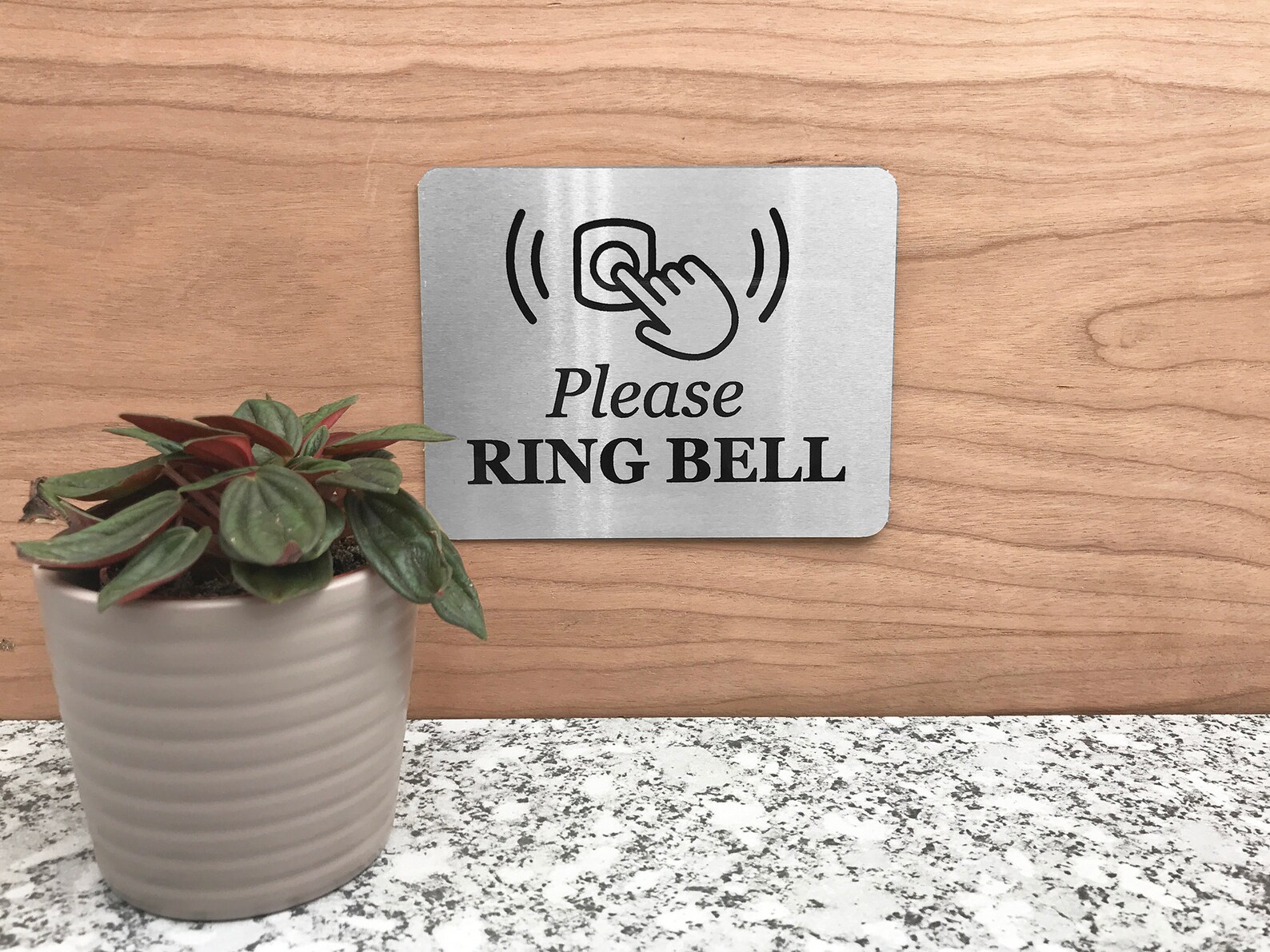 Please Ring Bell Sign Adhesive Sticker Notice - Etsy