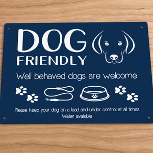 Dog Friendly Business Sign - Etsy UK