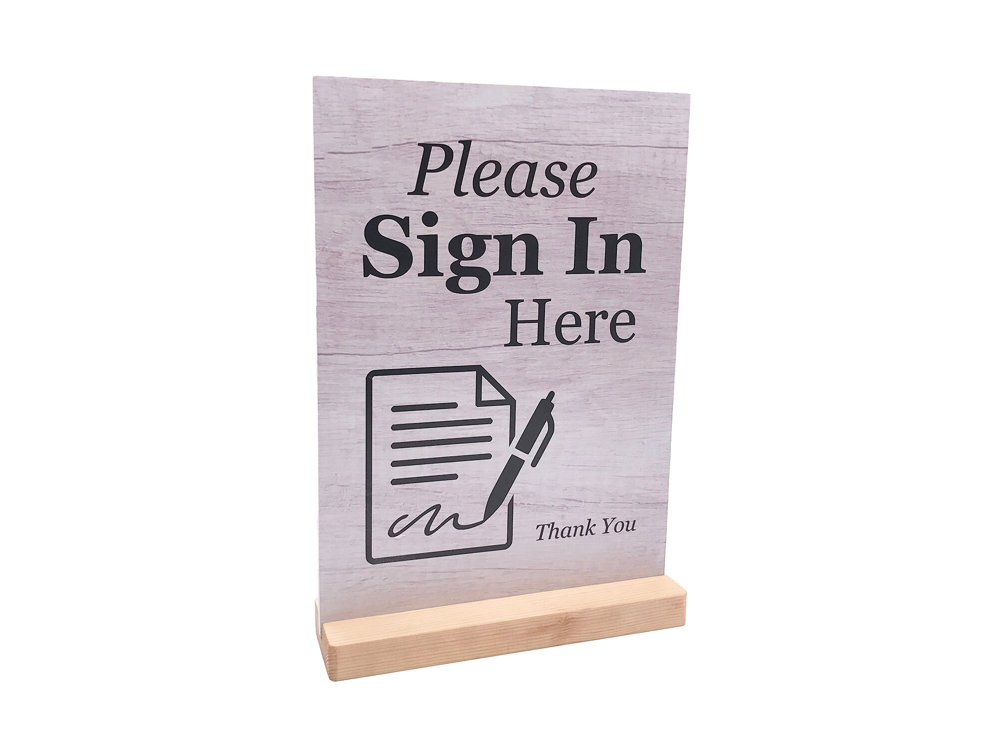 Please Sign in Here Sign - Available as Freestanding or Adhesive - Etsy