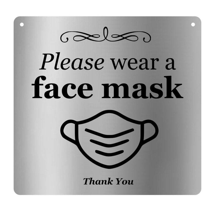 Please Wear a Mask - Etsy