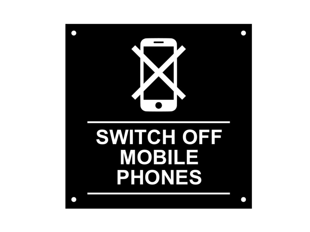 Switch off Mobile Phones Sign, Notice, Warning - Ideal for Business ...