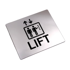 Lift Sign Adhesive Sticker Notice - Etsy
