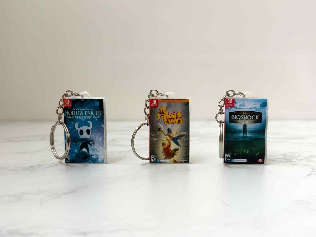 Miniature Switch Inspired Keychain - Collectible Gamer Gift - Etsy