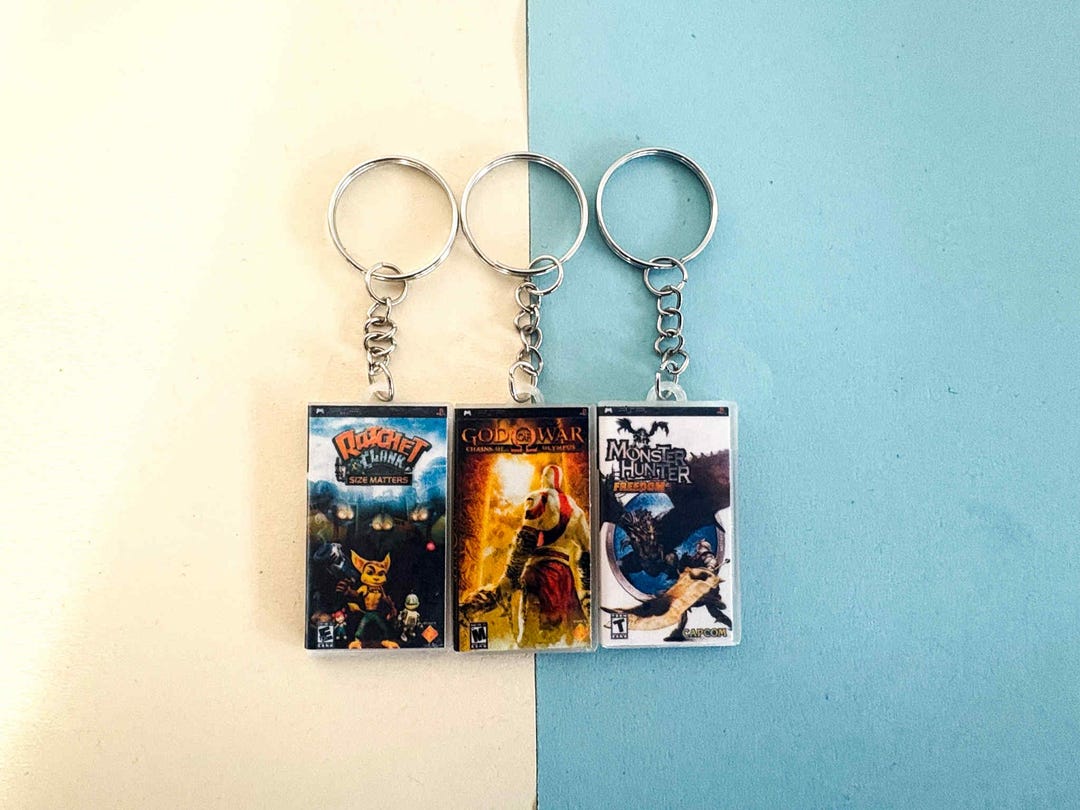 Miniature PSP Inspired Game Keychains I Collectible Gamer Gift I Fun ...