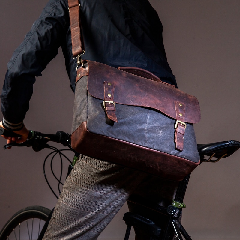 Mens Leather Satchel - Etsy