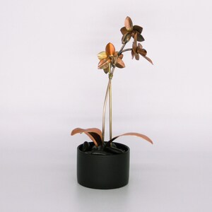 Metal Orchid #2 Copper Metal Orchid Flower - Etsy