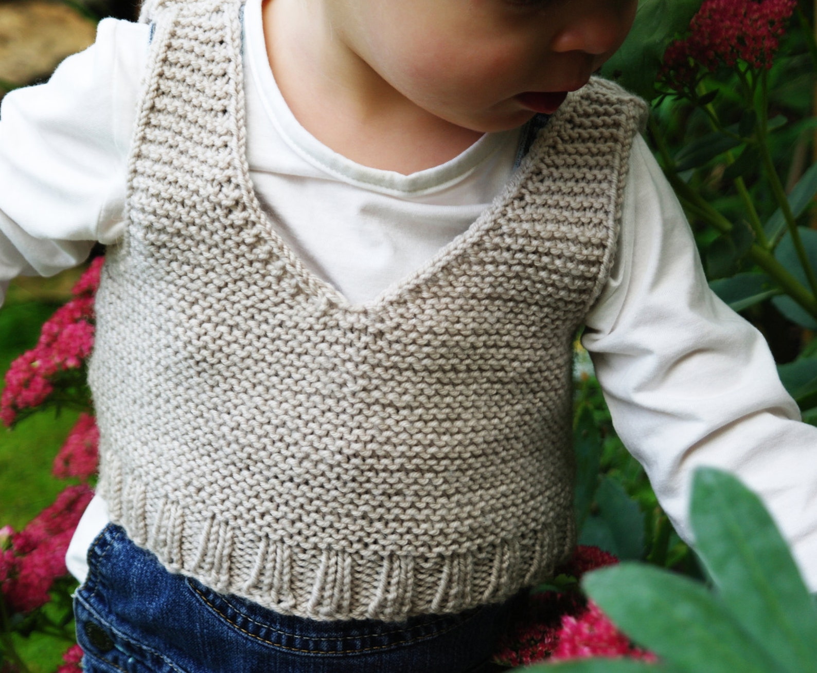 Easy Knitting Pattern Baby Vest / Baby Body Warmer - Etsy