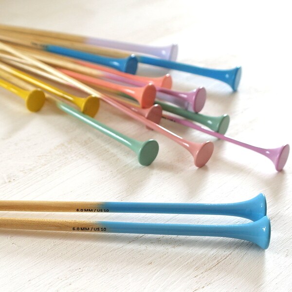 Wooden Knitting Needles - Etsy