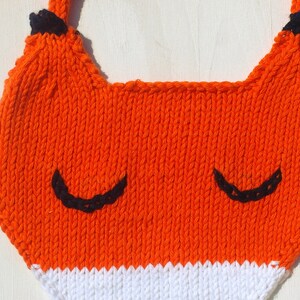 Easy Baby Fox Bib Knitting Pattern / PDF Pattern Download / Easy Baby ...
