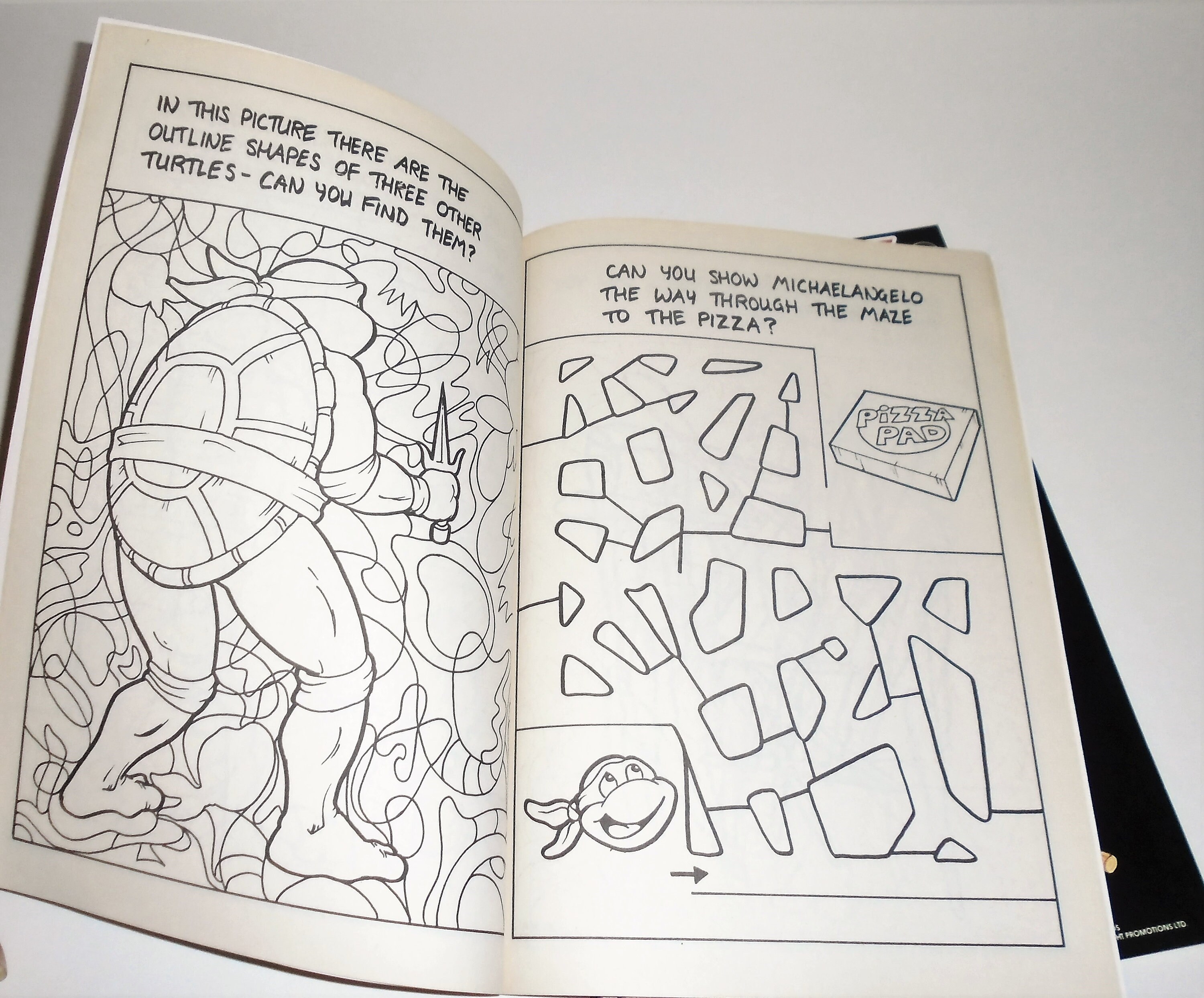 90s TMNT Activity Books Teenage Mutant Hero Turtles Books NOS | Etsy