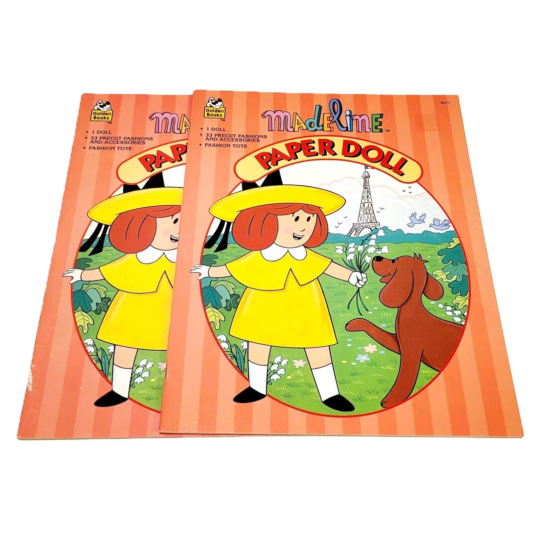 1996 Madeline Paper Dolls by Golden Books Uncut 2pc - Etsy