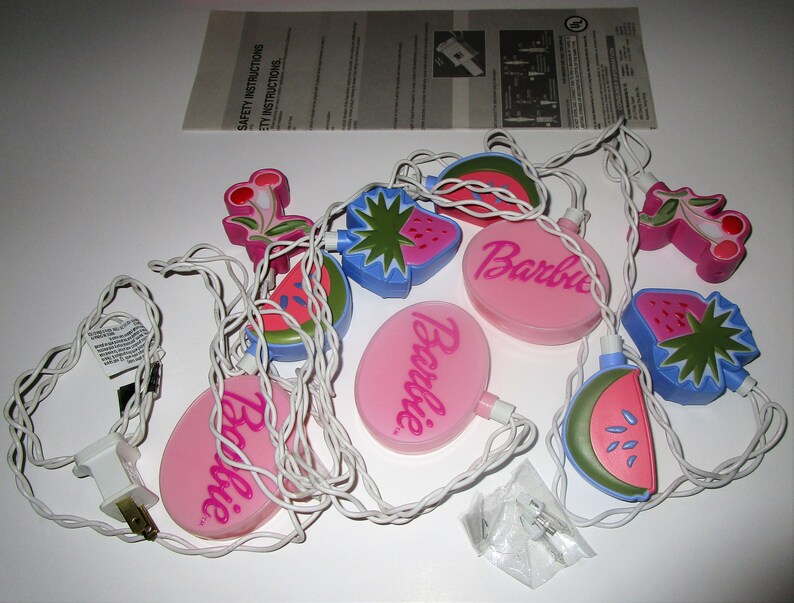 Barbie Party Lights Fruit Shapes Lifestyle String Lights Boxed - Etsy