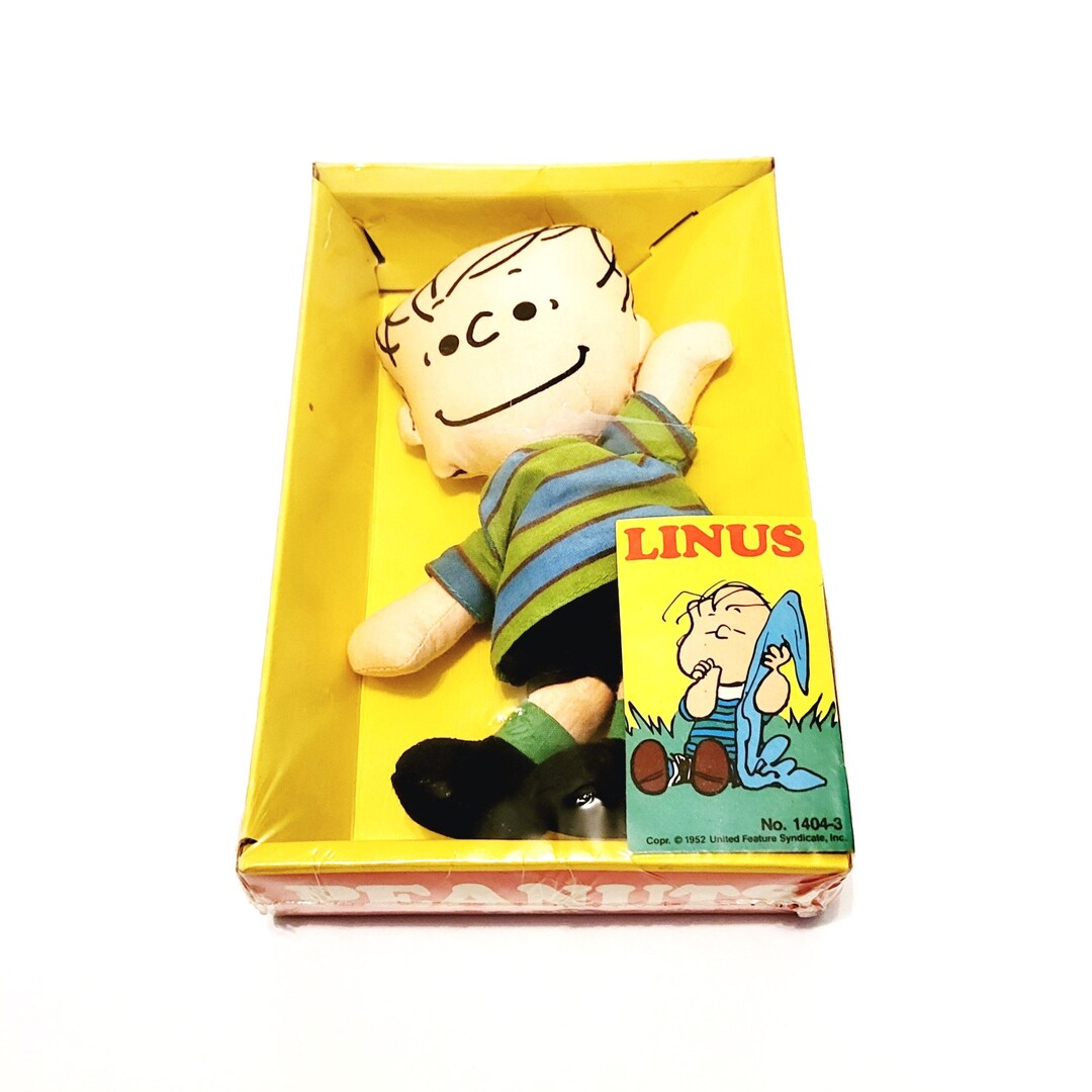 Vintage Linus Peanuts Rag Doll Ideal Toys 8 Sealed - Etsy